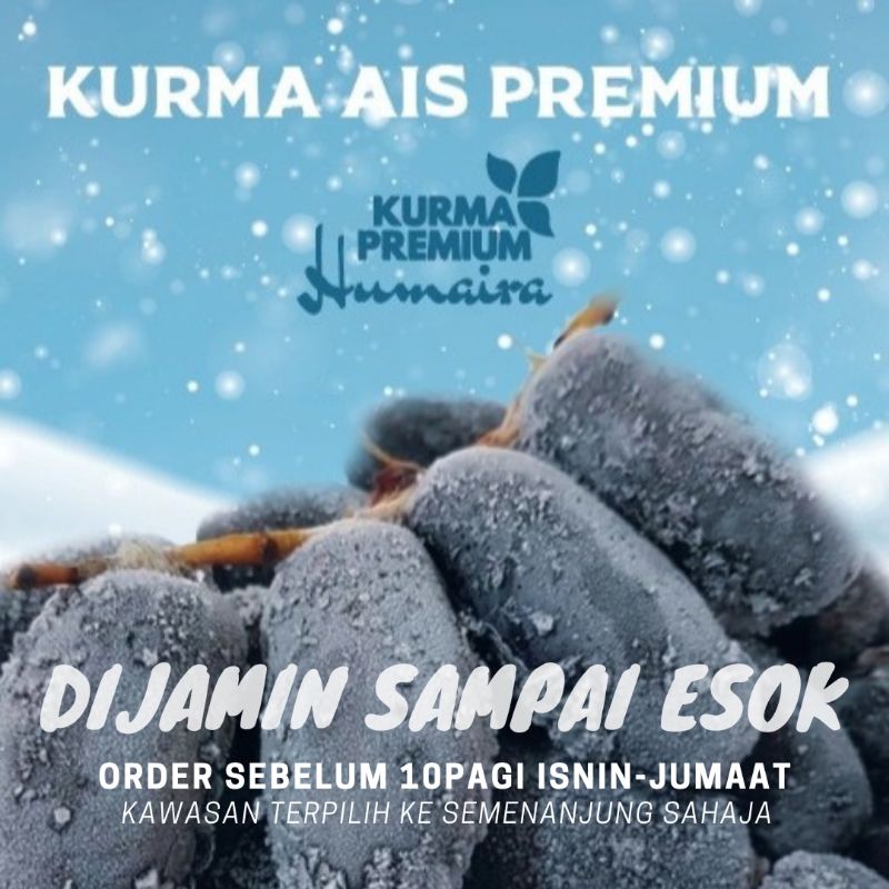 Kurma Sejuk Beku Ais Jumbo Premium Rotab Sejook Segar dari Mesir ...