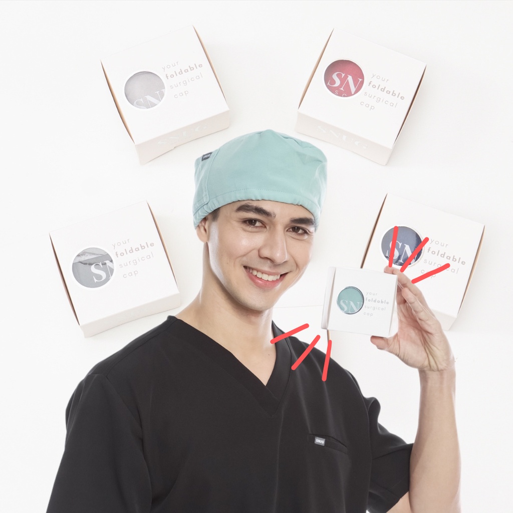 Head Cap/Surgical Cap/Foldable Surgical Cap | Shopee Malaysia