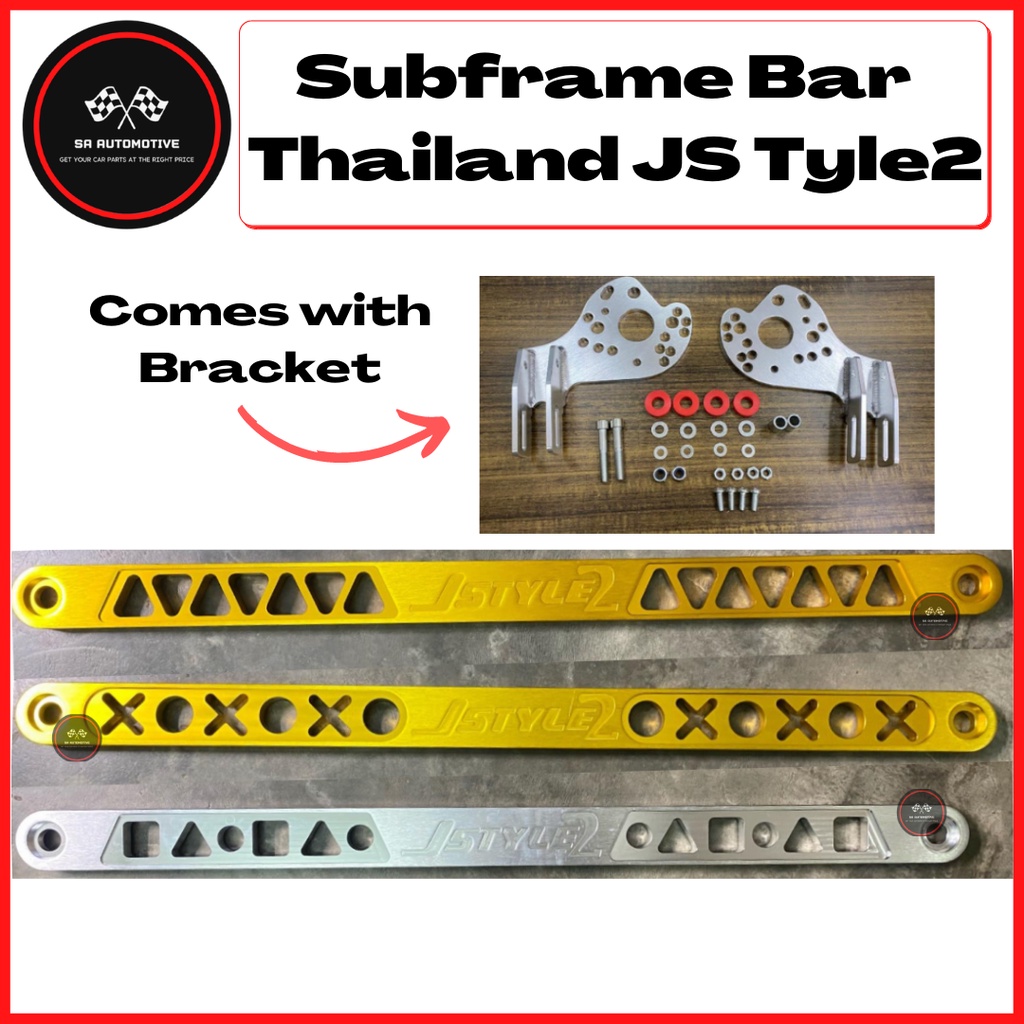 Subframe Bar JS TYLE2 JS TYLE2 ( Toyota Vios Honda City Jazz Perodua ...