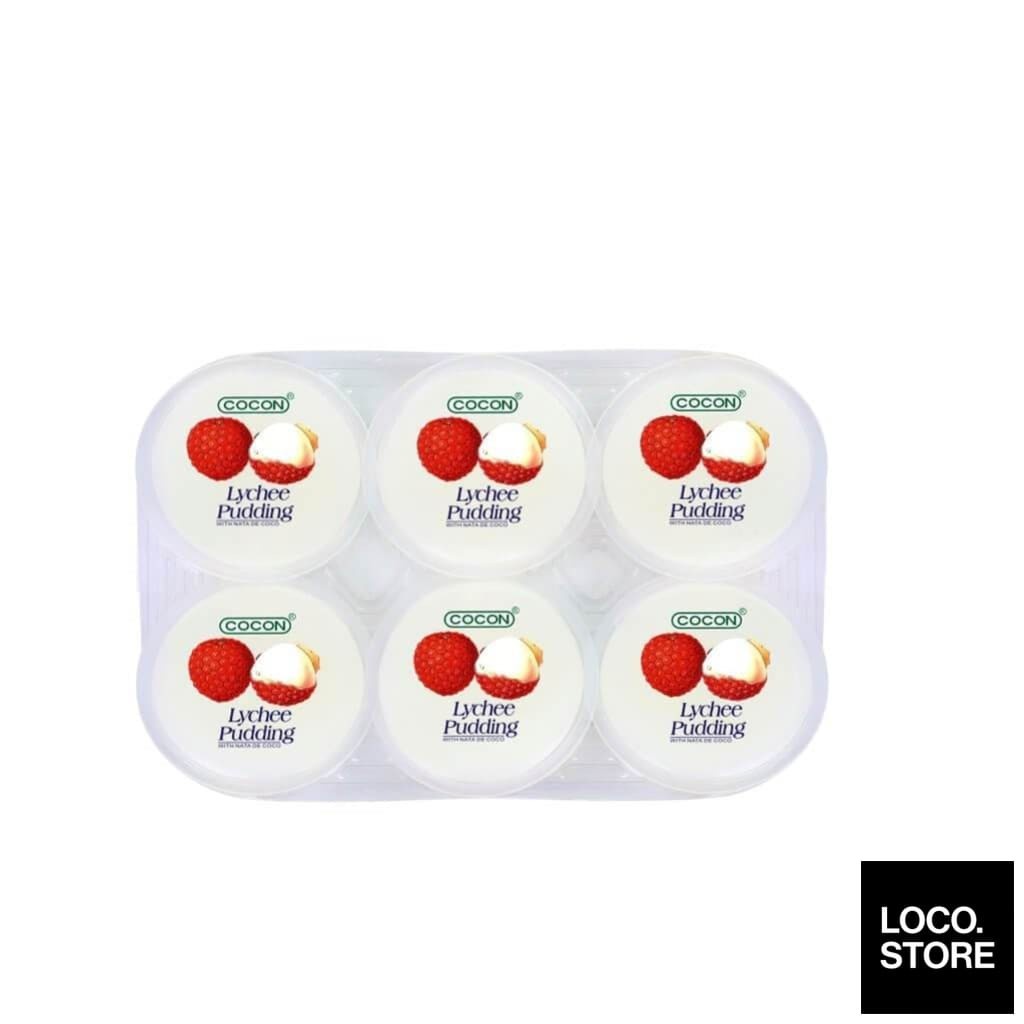 Cocon Pudding With Nata Decoco Lychee 80g X 6 | Shopee Malaysia