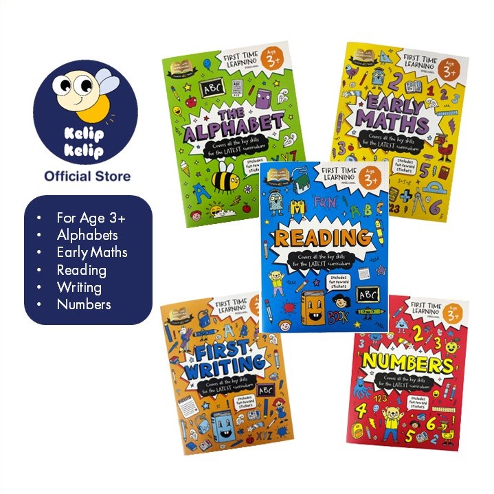 First Time Learning Complete Work Book Set for Kids (3+ ) to Learn ...