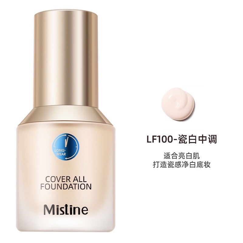 Thailand Mistine Cover All Liquid Foundation Ultra Matte Finish Long ...