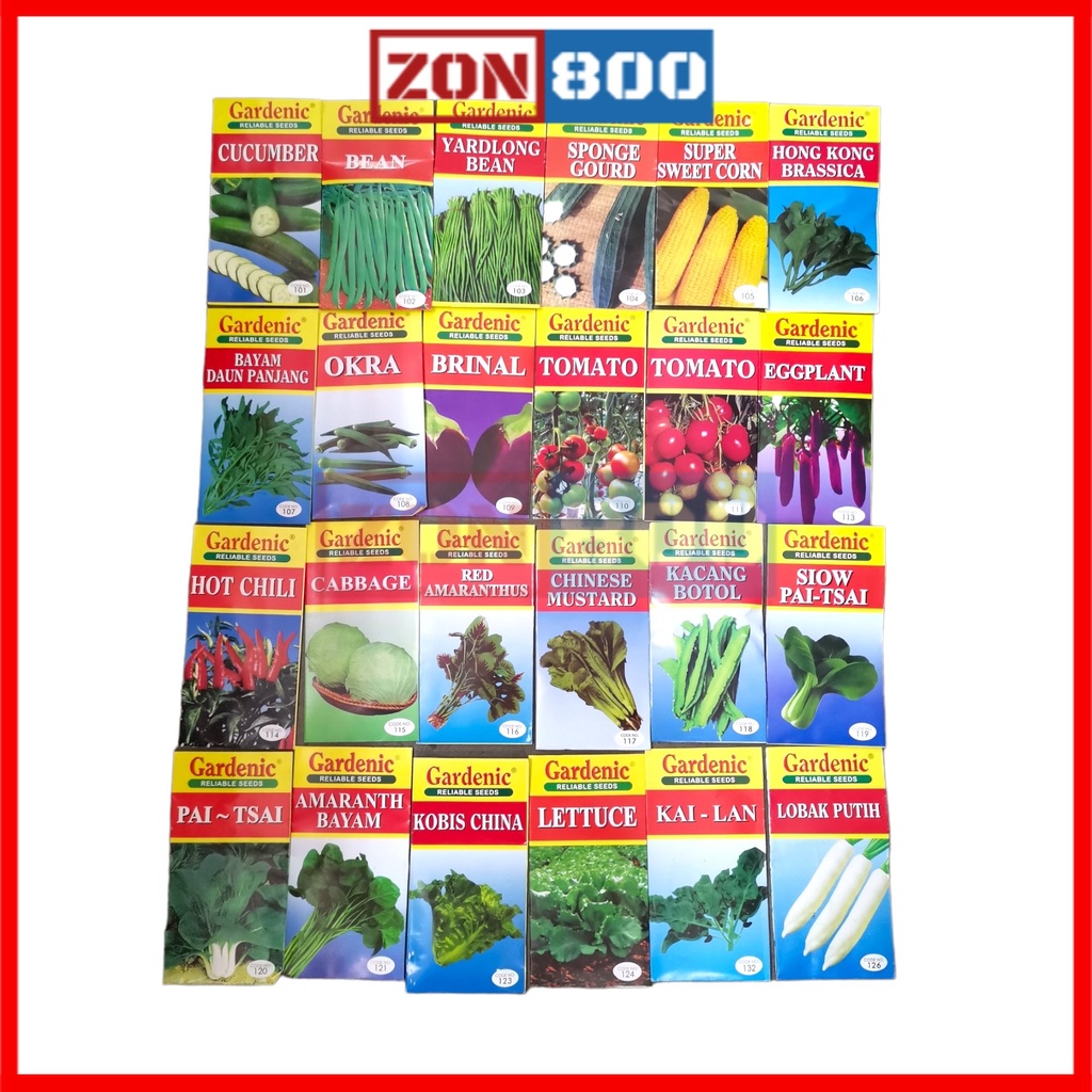 Vegetable Seeds / Benih Sayur-sayuran101-202 / 202 Sun Flower ( 1Pack ...