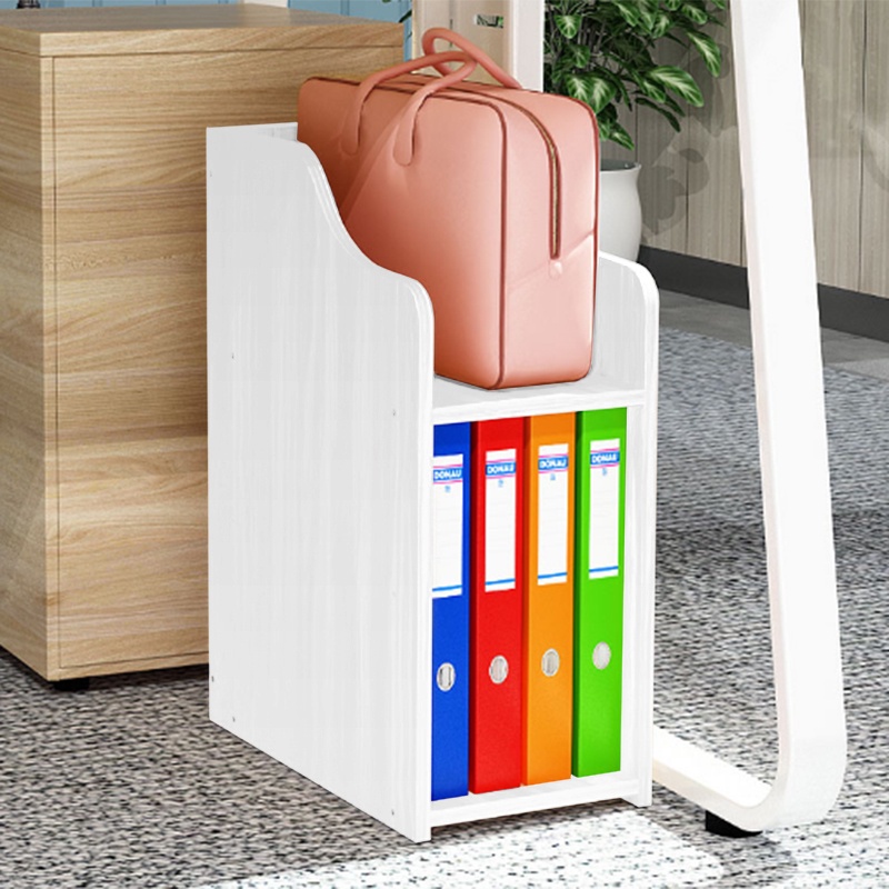 Office document organizer storage rack under table space saver ...