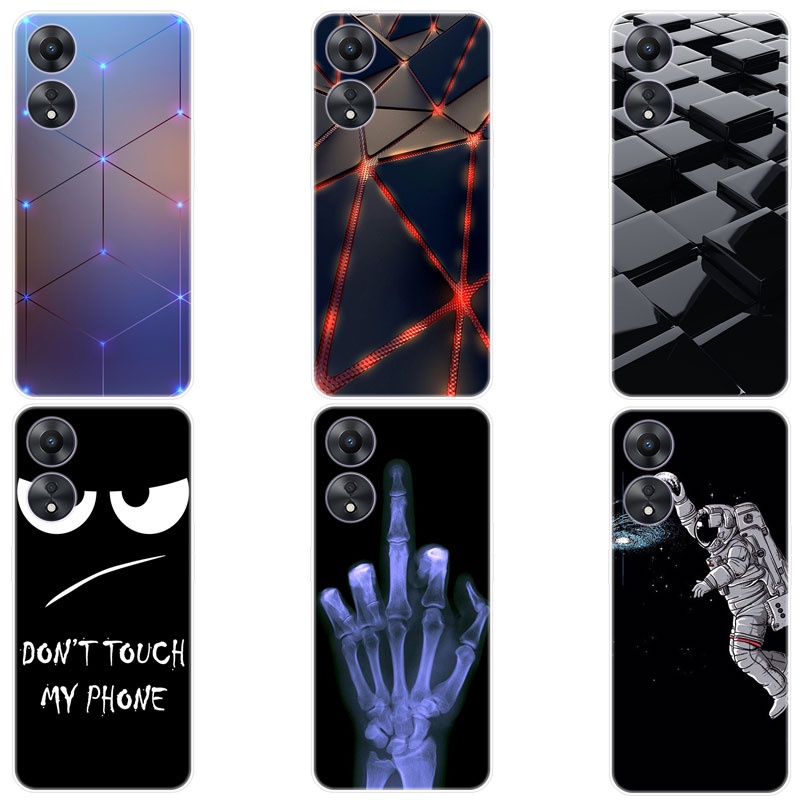 OPPO A78 5G Case Soft TPU OPPO A78 5G Casing Silicone Cartoon Back ...