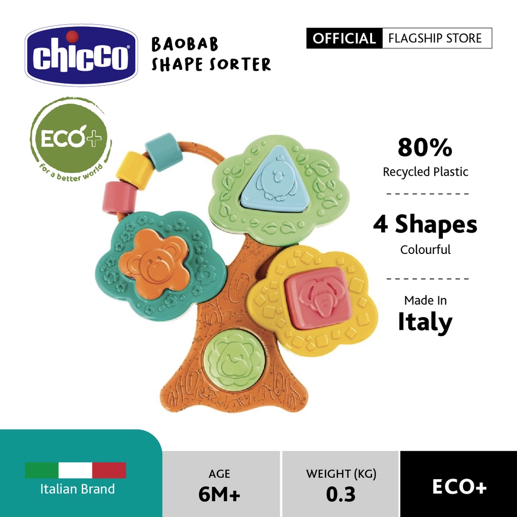 Chicco BaoBab Shape Sorter Eco+ | Shopee Malaysia