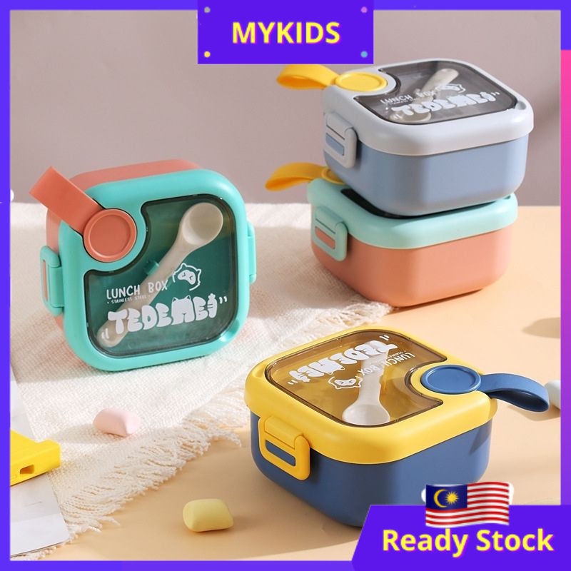 MYKIDS Baby Food Container Lunch Box Stainless Steel Tupperware Lunch ...