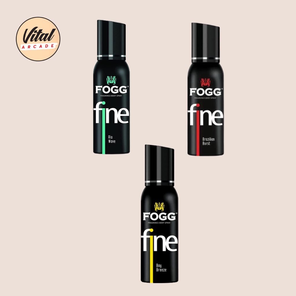 FOGG FINE BODY SPRAY (BRAZILIAN BURST, RIO WAVE & BAY BREEZE WAVE) 120 ...