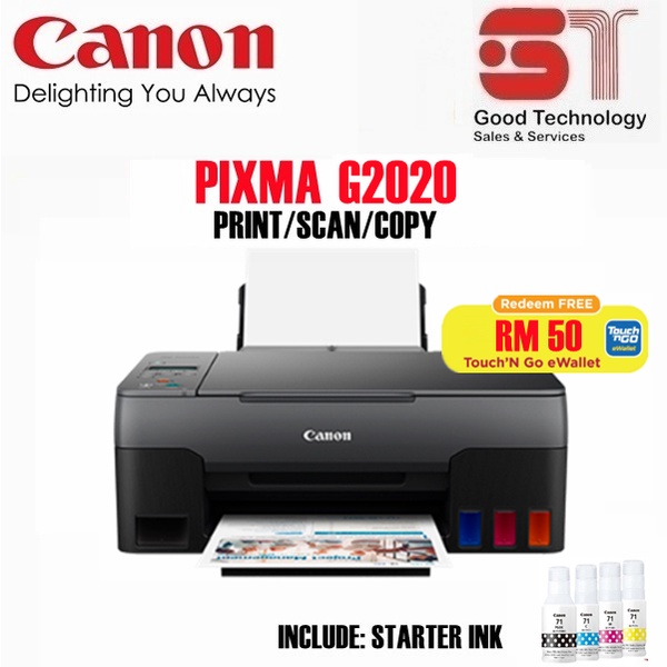 Canon PIXMA G2020 AIO All-In-One (Print/Scan/Copy) | Shopee Malaysia