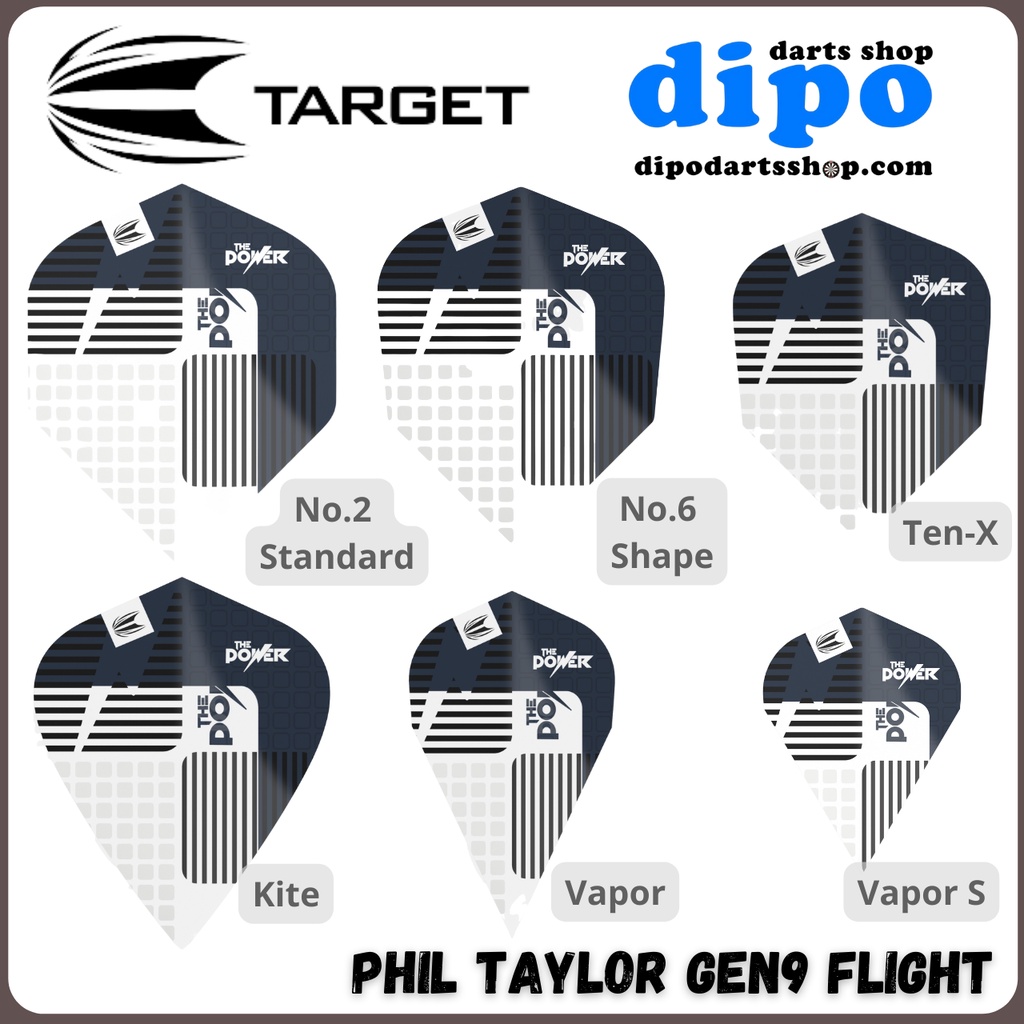 TARGET Darts Flight - Pro.Ultra flights POWER 9FIVE Gen 9 (Phil Taylor ...