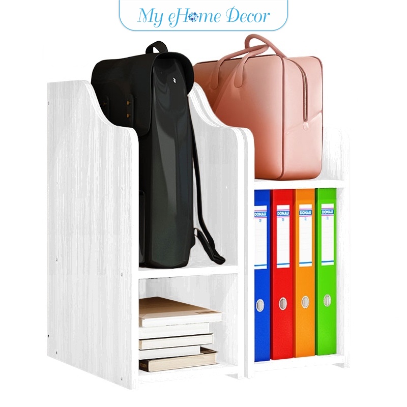 Office document organizer storage rack under table space saver ...