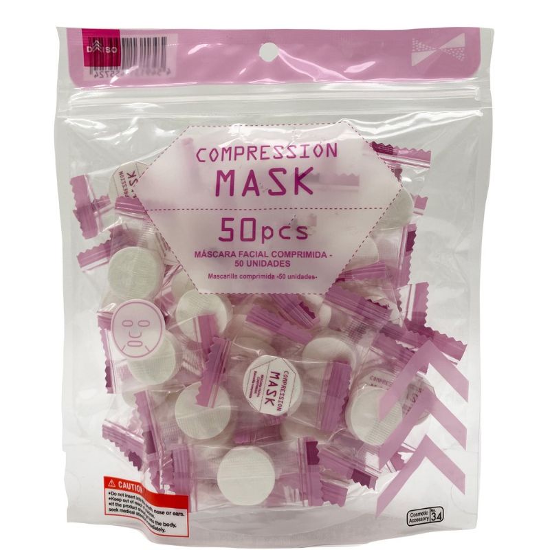 DAISO Compression Mask (50pcs) | Shopee Malaysia