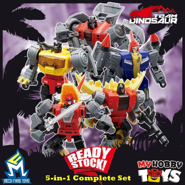 MFT Transformable Robot - Dinosaur Team 5-in-1 ( Dinobot Warrior ...