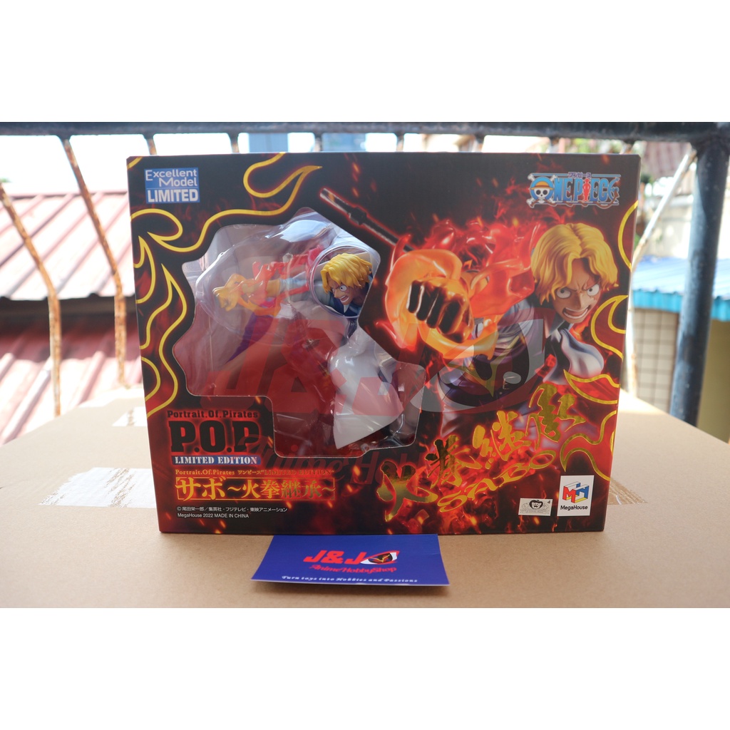 MEGAHOUSE POP Portrait.Of.Pirates ONE PIECE LIMITED EDITION Sabo Hiken ...