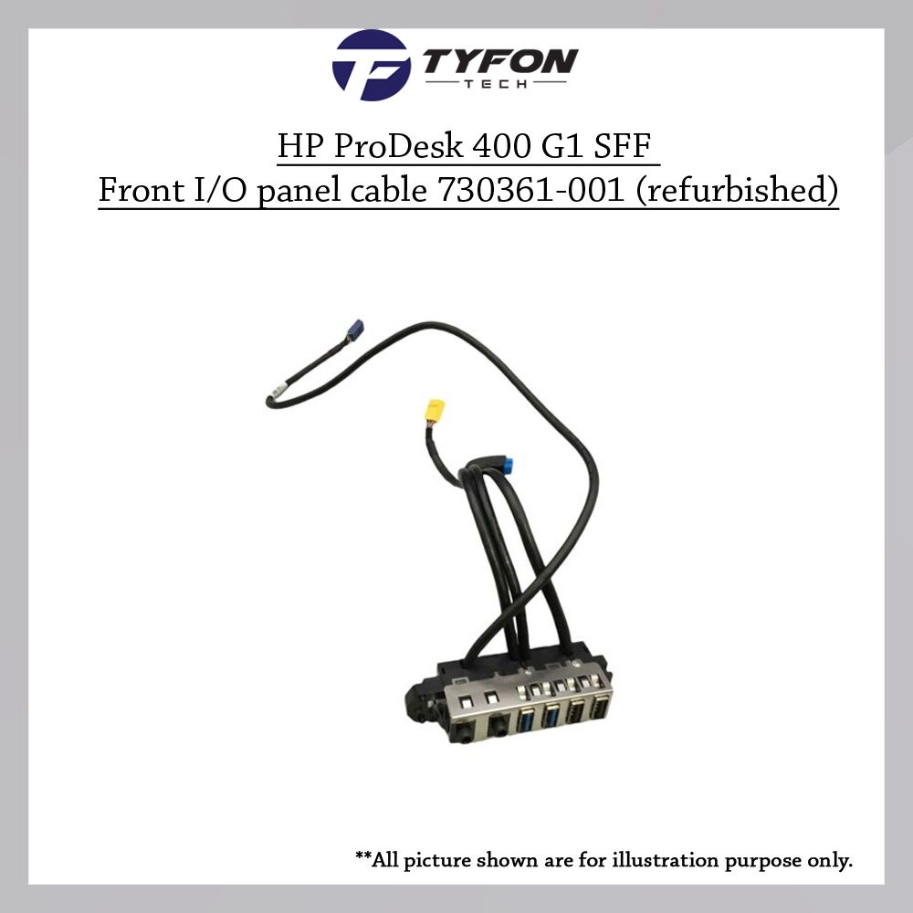 HP ProDesk 400 G1 SFF Desktop Front I/O Panel USB Audio Assembly 730361 ...
