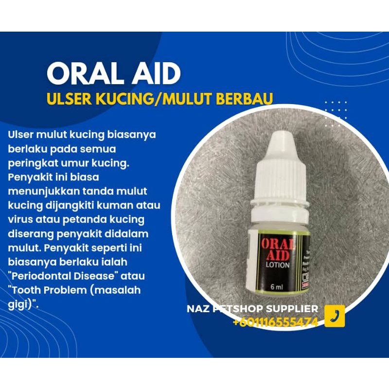 Mulut Luka, Ulser, Berbau untuk Kucing | Shopee Malaysia