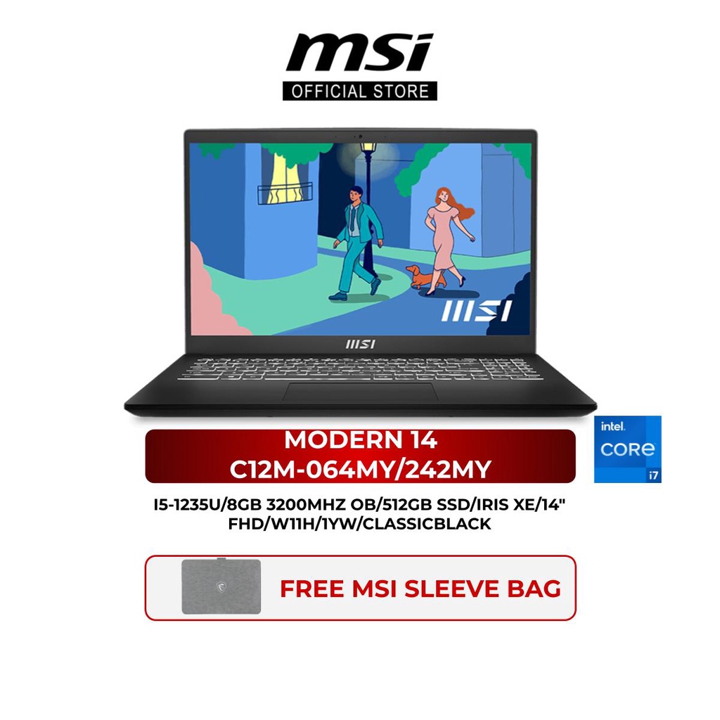 MSI Modern 14 Price in Malaysia & Specs - RM2199 | TechNave