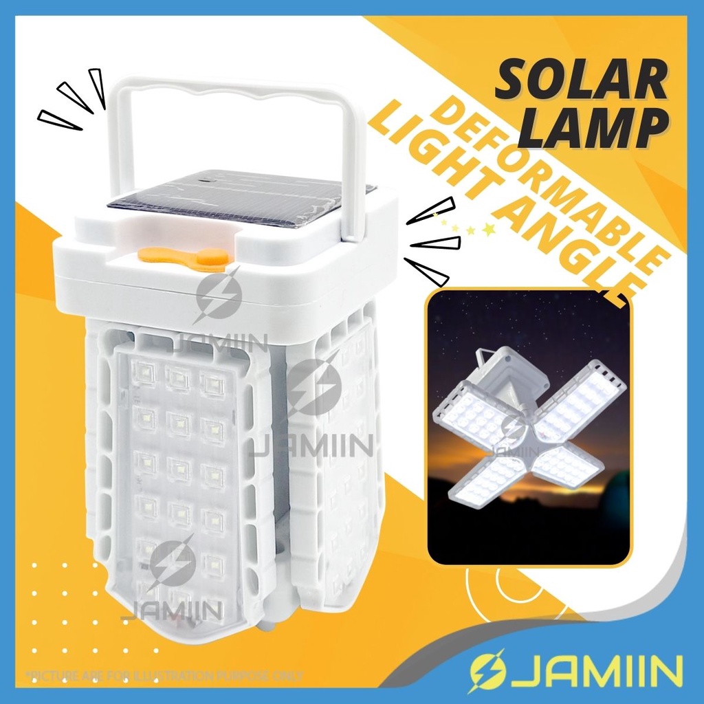 Camping Light Rechargeable Lampu Solar Outdoor Waterproof Lampu Khemah ...