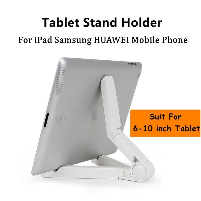 For Smart Phone Tablet Stand Folding Triangle Tablet Stand Desktop Base ...