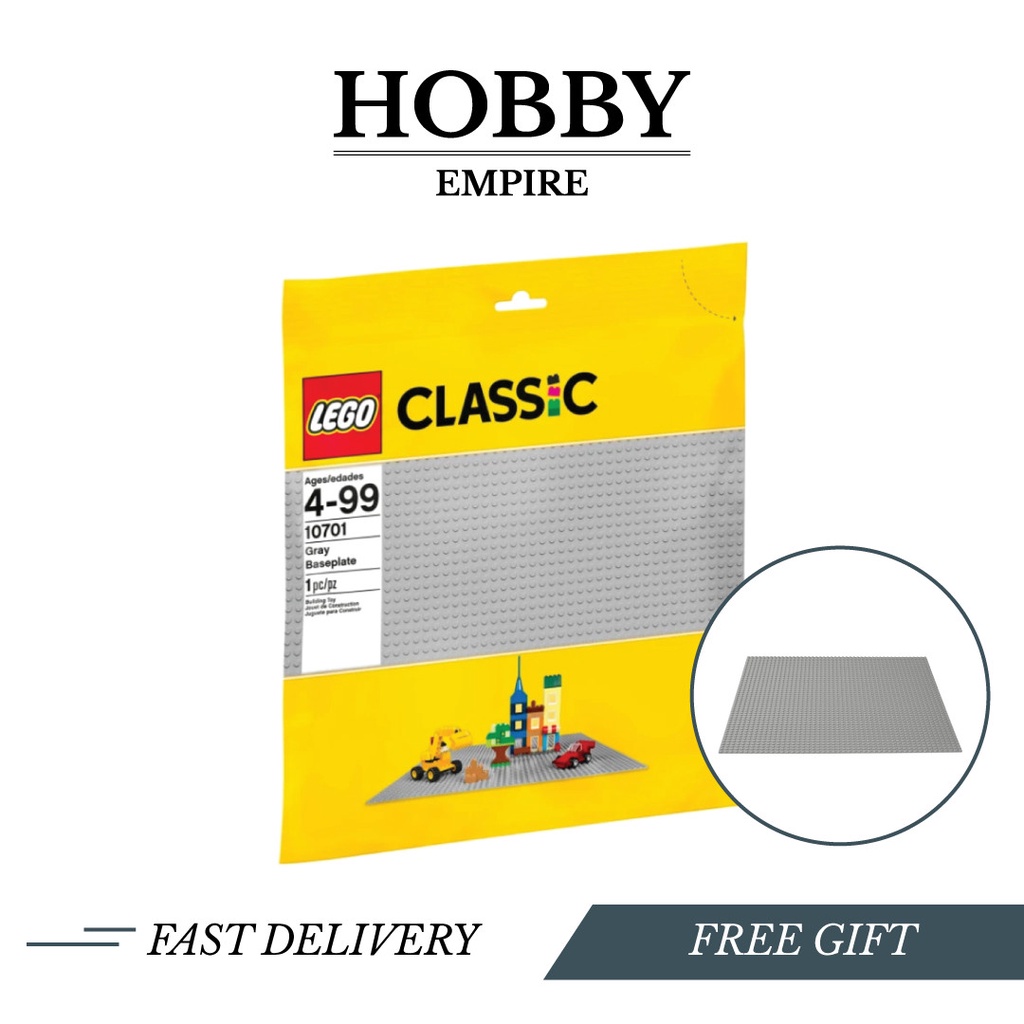 LEGO Classic Grey Baseplate (11024) *Original LEGO Set Extra Bubble ...