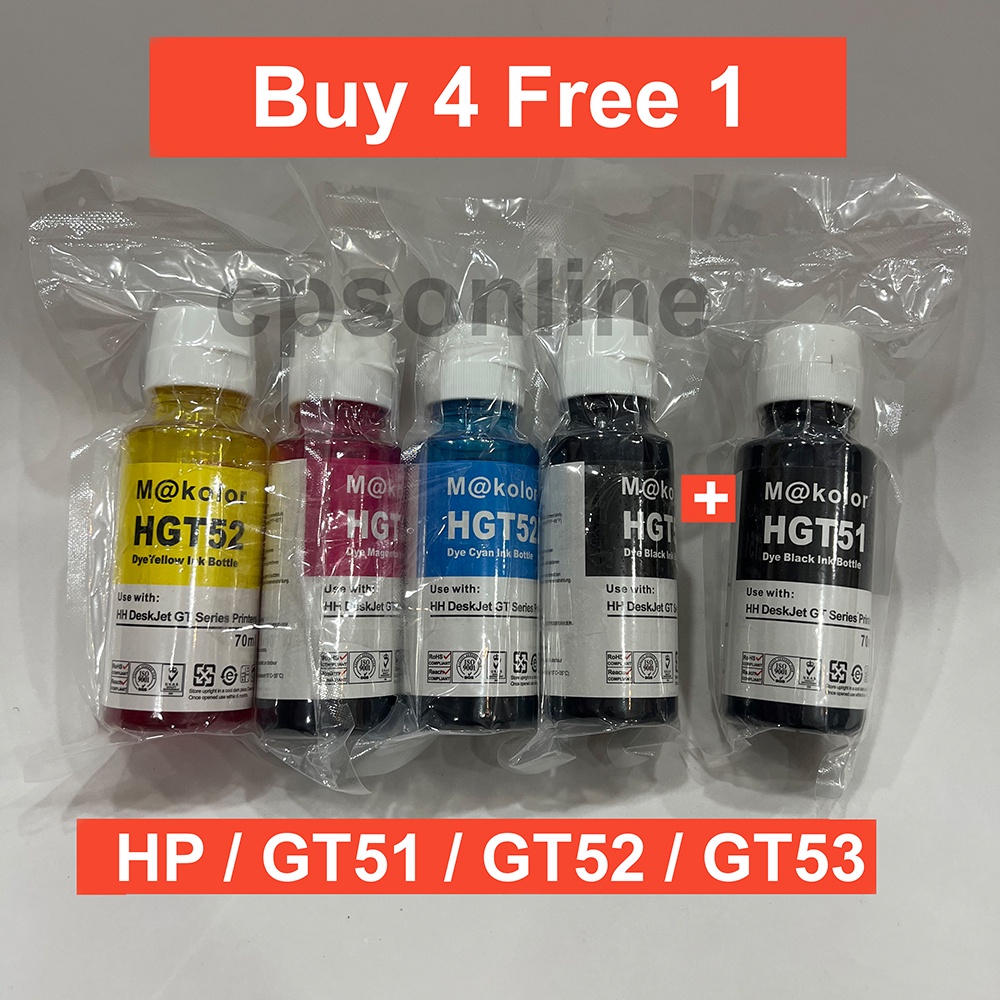 HP Refill Ink GT51 GT52 GT53 Compatible GT Series For GT5810/5820/5830 ...