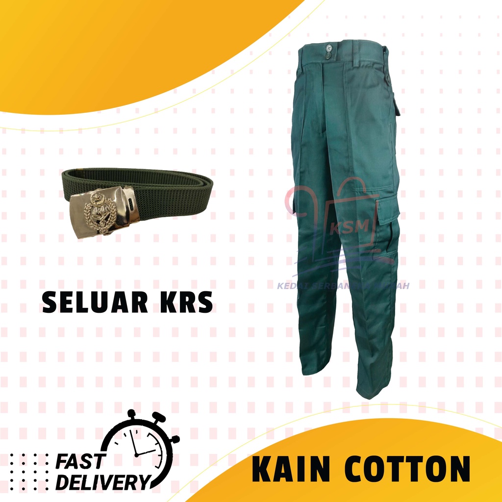 SELUAR KADET REMAJA TKRS / KRS - S003 / T06 | Shopee Malaysia