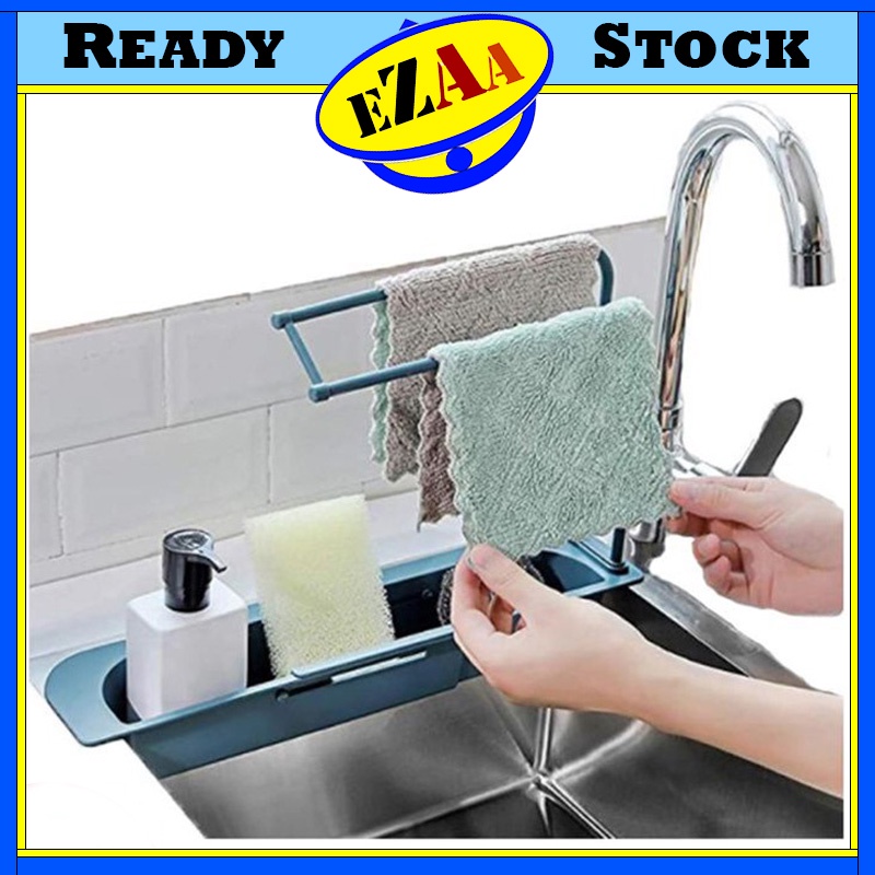 Rak Sinki Air Letak Susun Sabun Span Pinggan Berus Piring Sudu Garpu ...