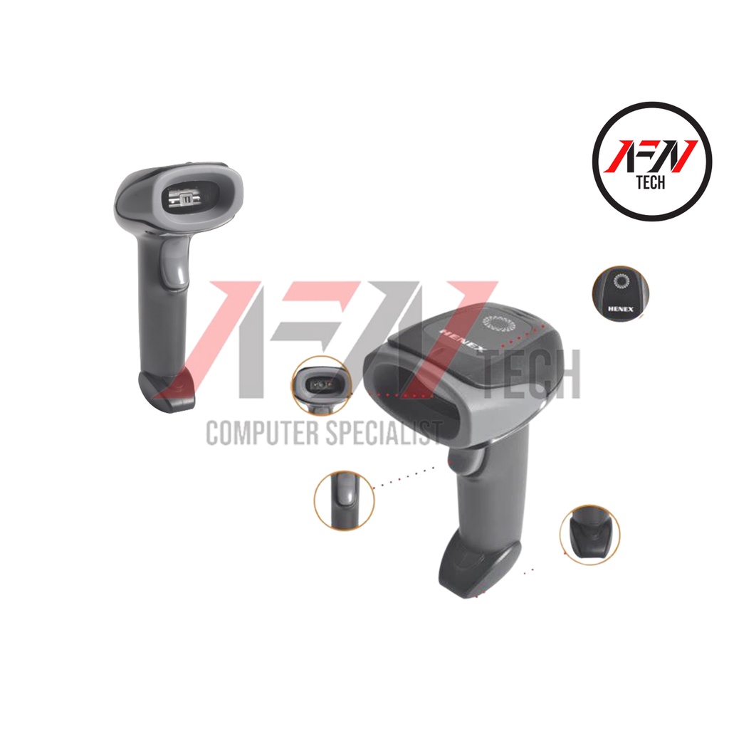HENEX HC3206 WIRED BARCODE SCANNER | Shopee Malaysia