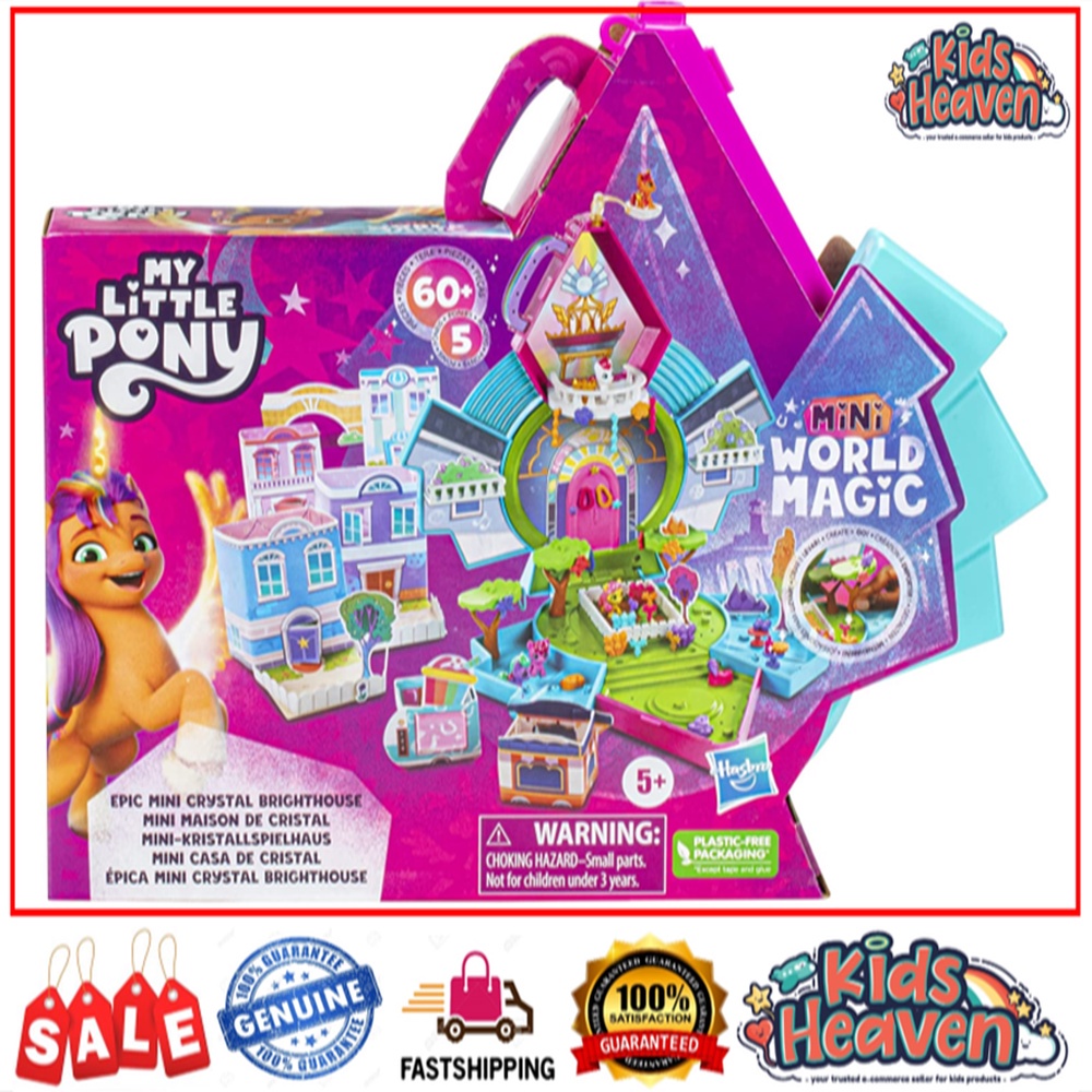 My Little Pony Mini World Magic Epic Mini Crystal Brighthouse Toy (100. ...