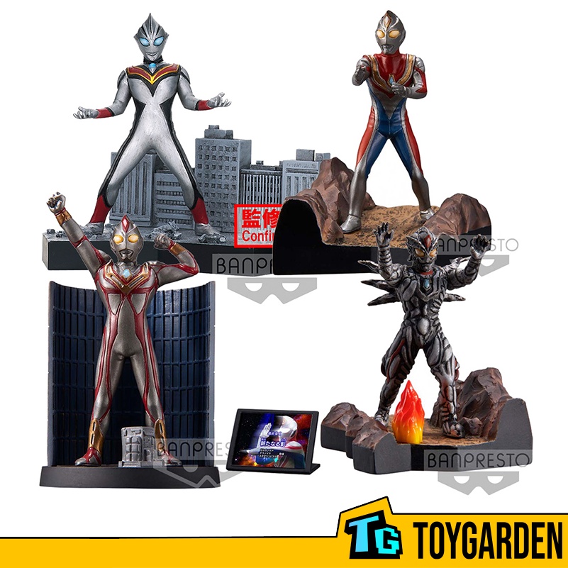 Banpresto Ultraman Tiga / Dyna Special Effects Stagement Evil Tiga ...