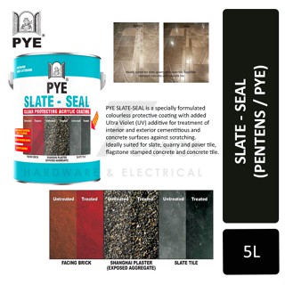 Slate - Seal (Pentens / PYE) 5L (Protecting Acrylic Sealer) | Shopee ...