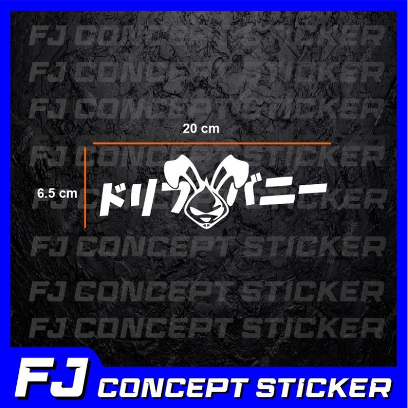 Sticker The Rabbit Japan JDM stickers | Shopee Malaysia