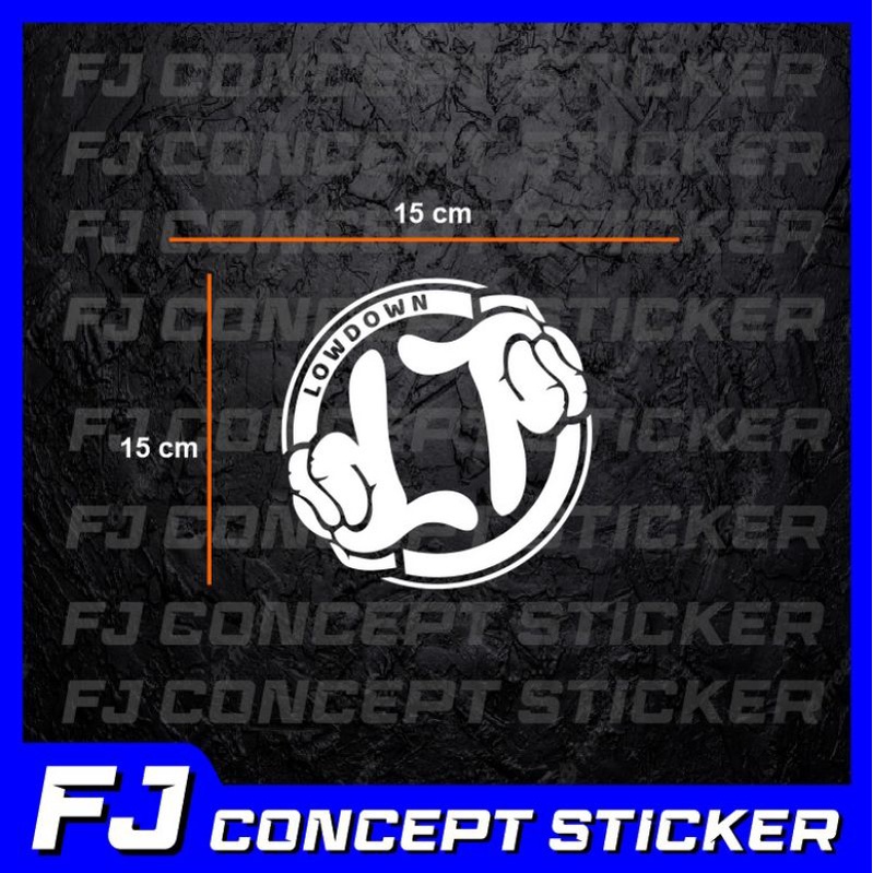 Sticker LowDown Capture Jdm Stickers cermin kereta | Shopee Malaysia