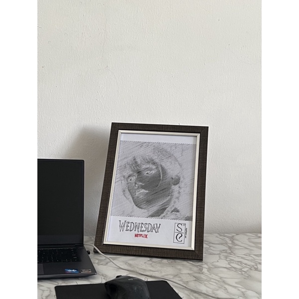 Lukisan Potret garisan murah / Percuma frame gambar potrait drawing ...