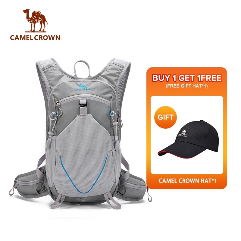 CAMEL CROWN Multifunctional backpack outdoor riding mountain bike ...