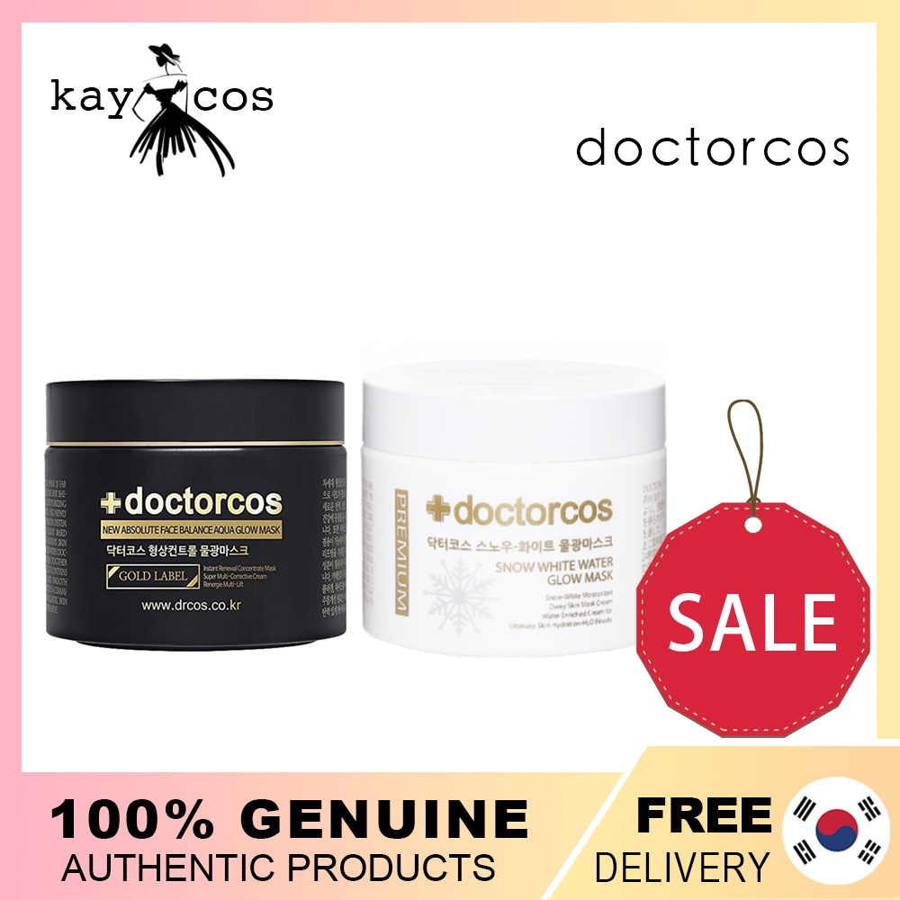 DOCTORCOS Snow White Water Glow Mask/New Absolute Face Balance Aqua ...