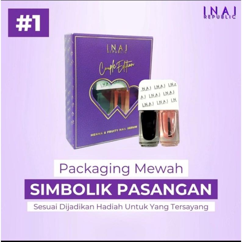inai kuku.inai republic (coupleset bersama serum kuku) | Shopee Malaysia