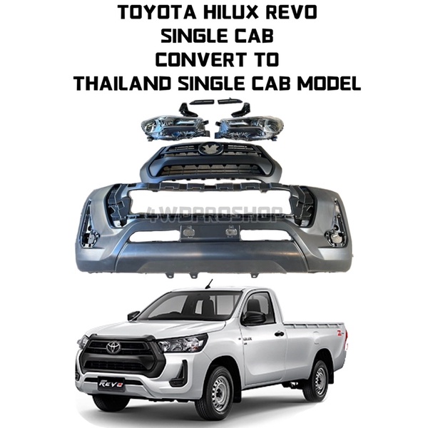READY STOCK TOYOTA HILUX REVO SINGLE CABIN CAB CONVERT SET ROGUE ...