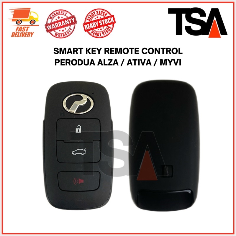 SMART KEY REMOTE CONTROL PERODUA ALZA / ATIVA / MYVI | Shopee Malaysia