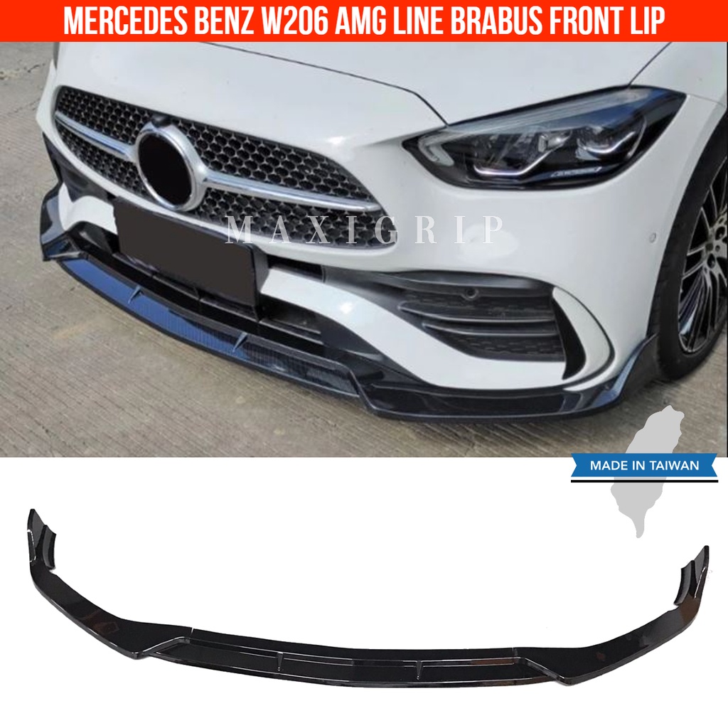 Mercedes Benz W206 AMG brabus front lip W206 accessories | Shopee Malaysia