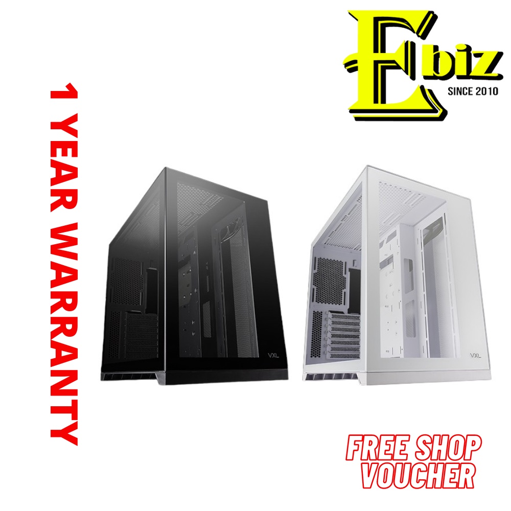 Tecware Vxl Dual Chamber Atx Casing Shopee Malaysia