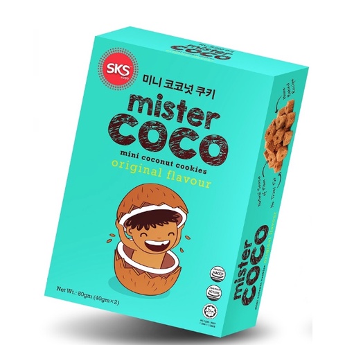 Mister Coco/Coconut Cookies Original 80g/Snacks/Sweet/ManisCrackers ...