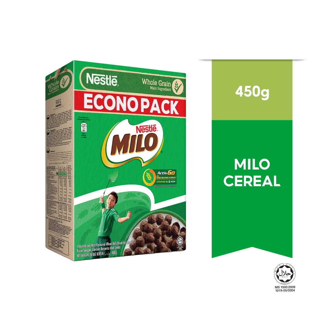 NESTLE MILO Breakfast Cereal Econopack 450g | Shopee Malaysia