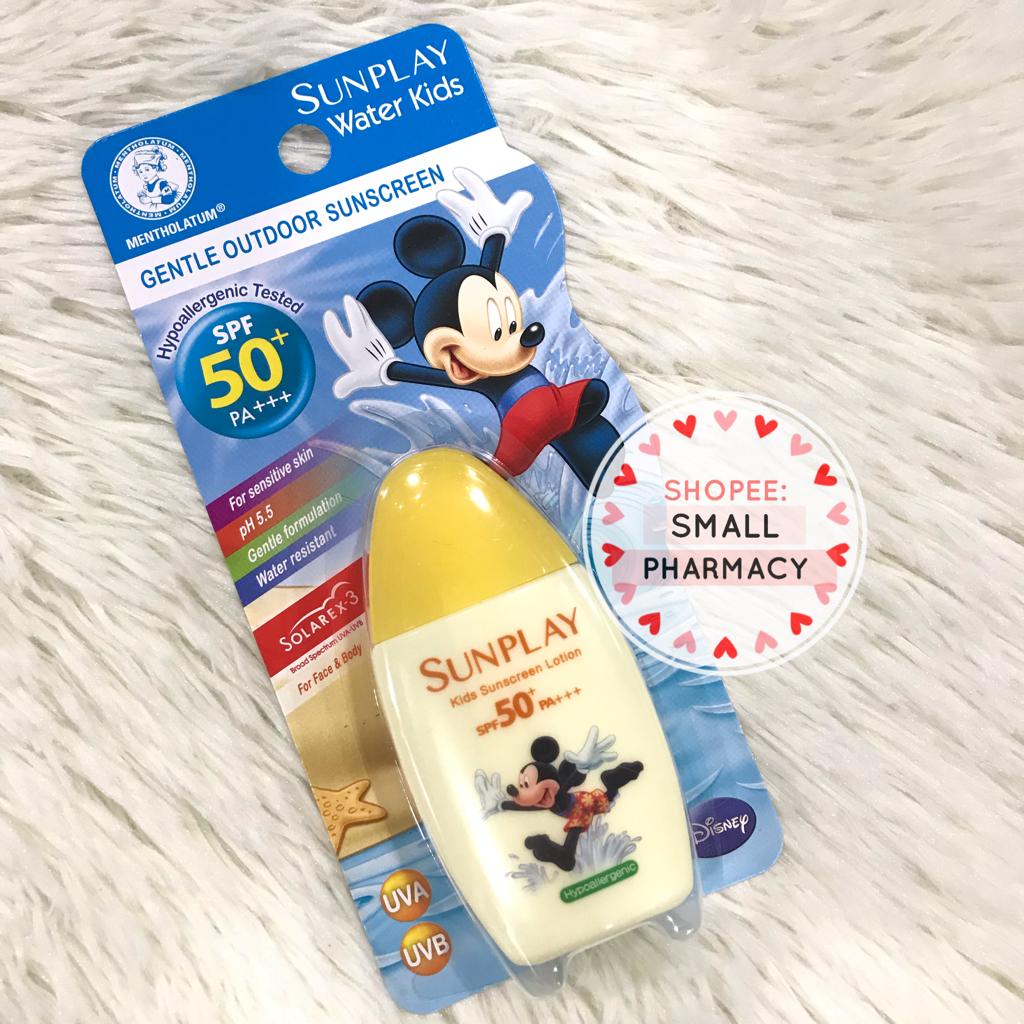 Mentholatum Sunplay Water Kids Gentle Outdoor Sunscreen 207020 SPF 50 ...