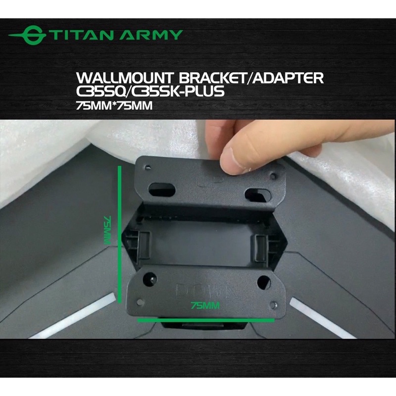 #Titan Army C35SQ/C35SK-PLUS Wallmount bracket#(Adapter) | Shopee Malaysia