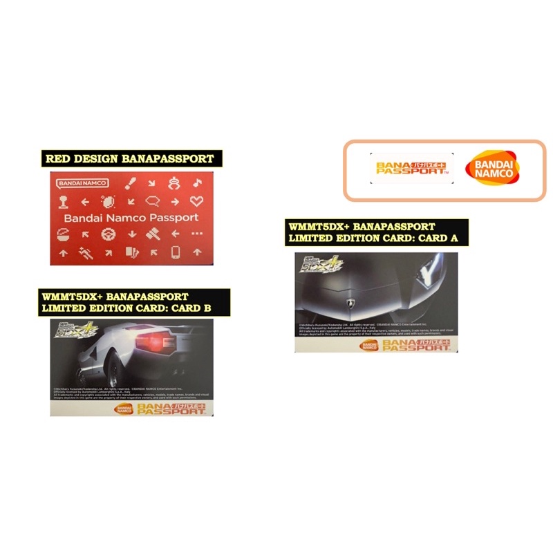 BANAPASSPORT Bandai Namco Blank Card [NEW & UNREGISTERED] Can use to ...