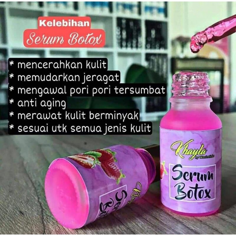 Serum Botox Strawberry by Khayla Beauty (ORIGINAL) | Shopee Malaysia