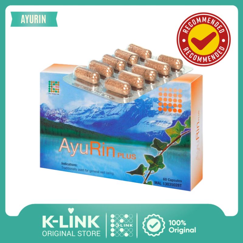 K AYURIN PLUS K LINK ORIGINAL AYU RIN KLINK UBAT GINJAL PROSTAT BATU ...