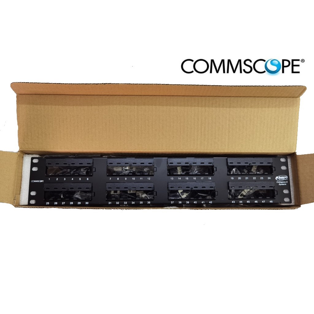 Commscope CAT6 Patch Panel 48 port (Category 6 ) | Shopee Malaysia