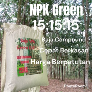 25kg / Baja NPK Green 15 15 15 / Baja Subur / Baja Pembesaran Tanaman ...